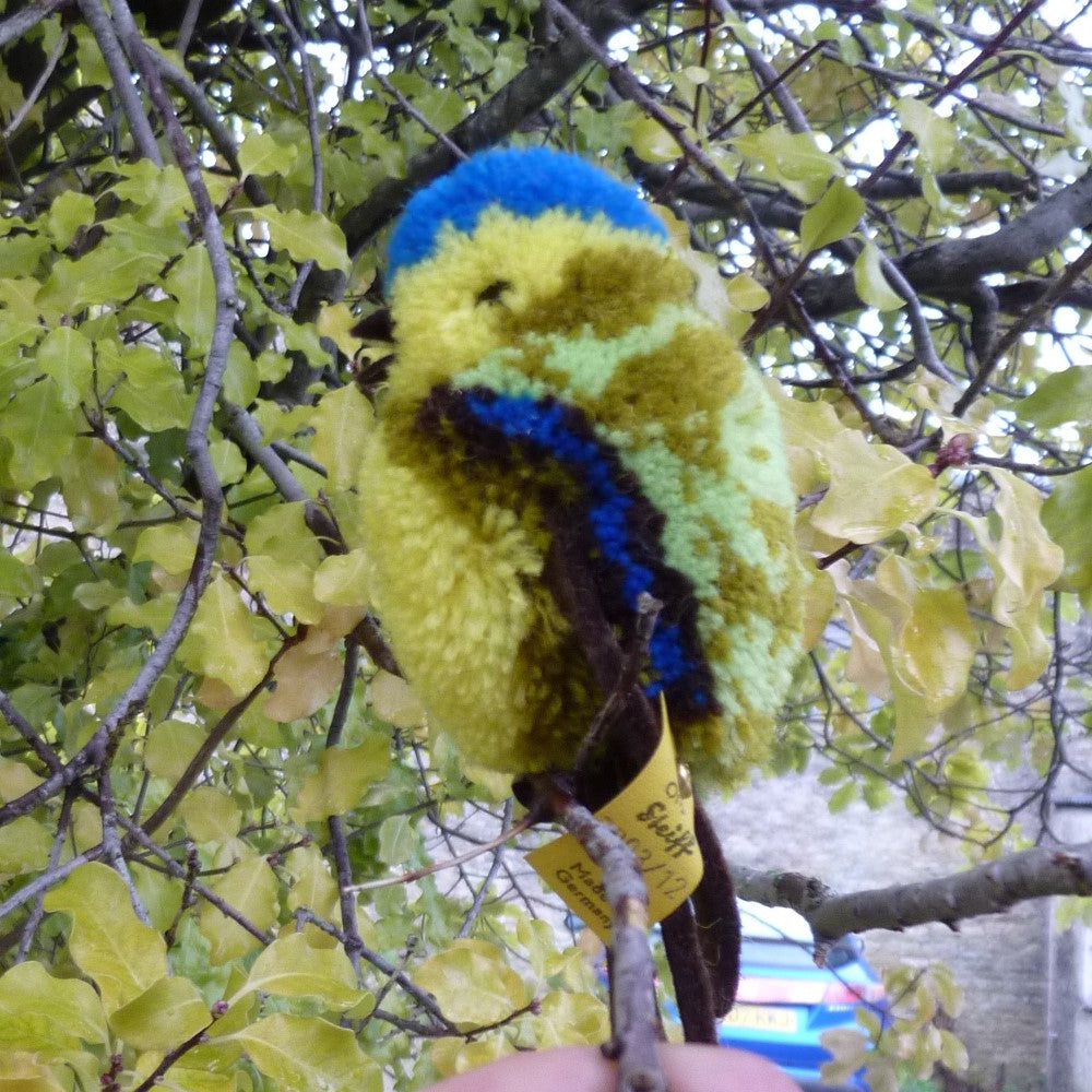 Steiff Wool Bird with blue head, from the Steiff Archives, made 1978-8 ...